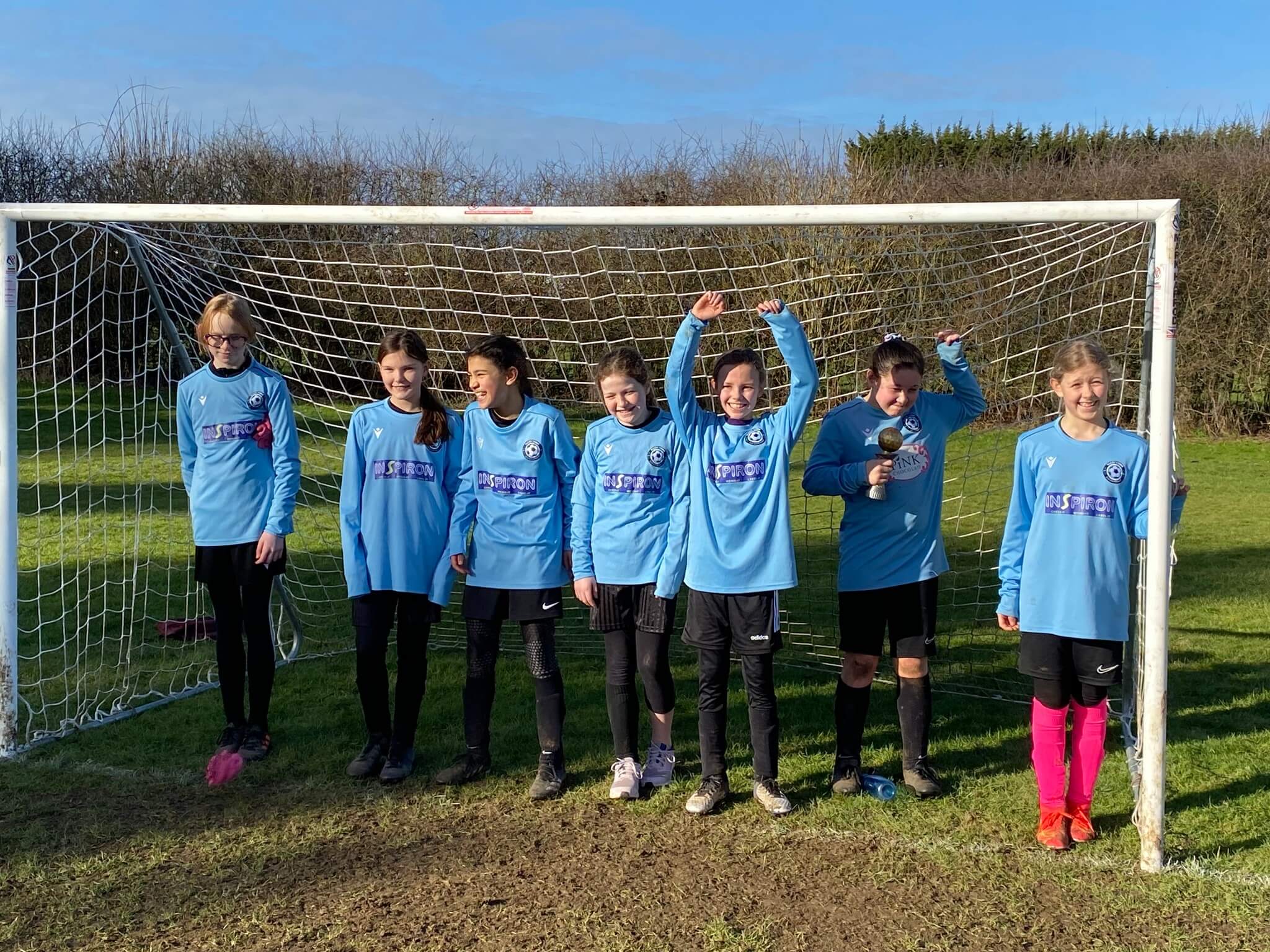 Rugby Town Under 11s Away at Croft Girls FC