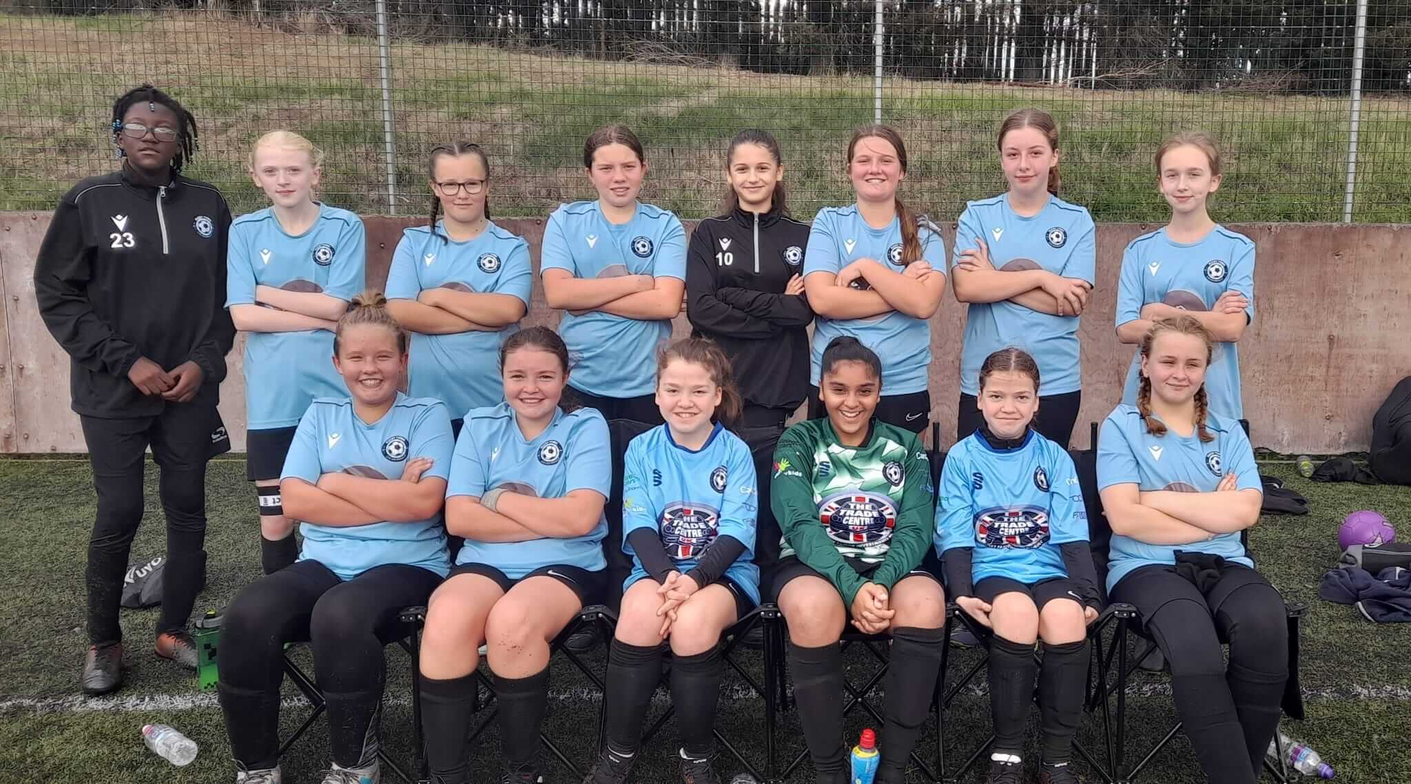 Rugby Town u13s Lionesses v Syston Town u13s.
