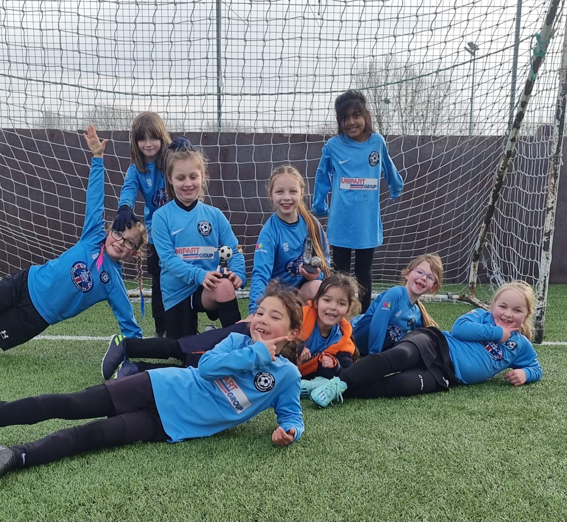 Under 8s Lionesses Girls Football Team