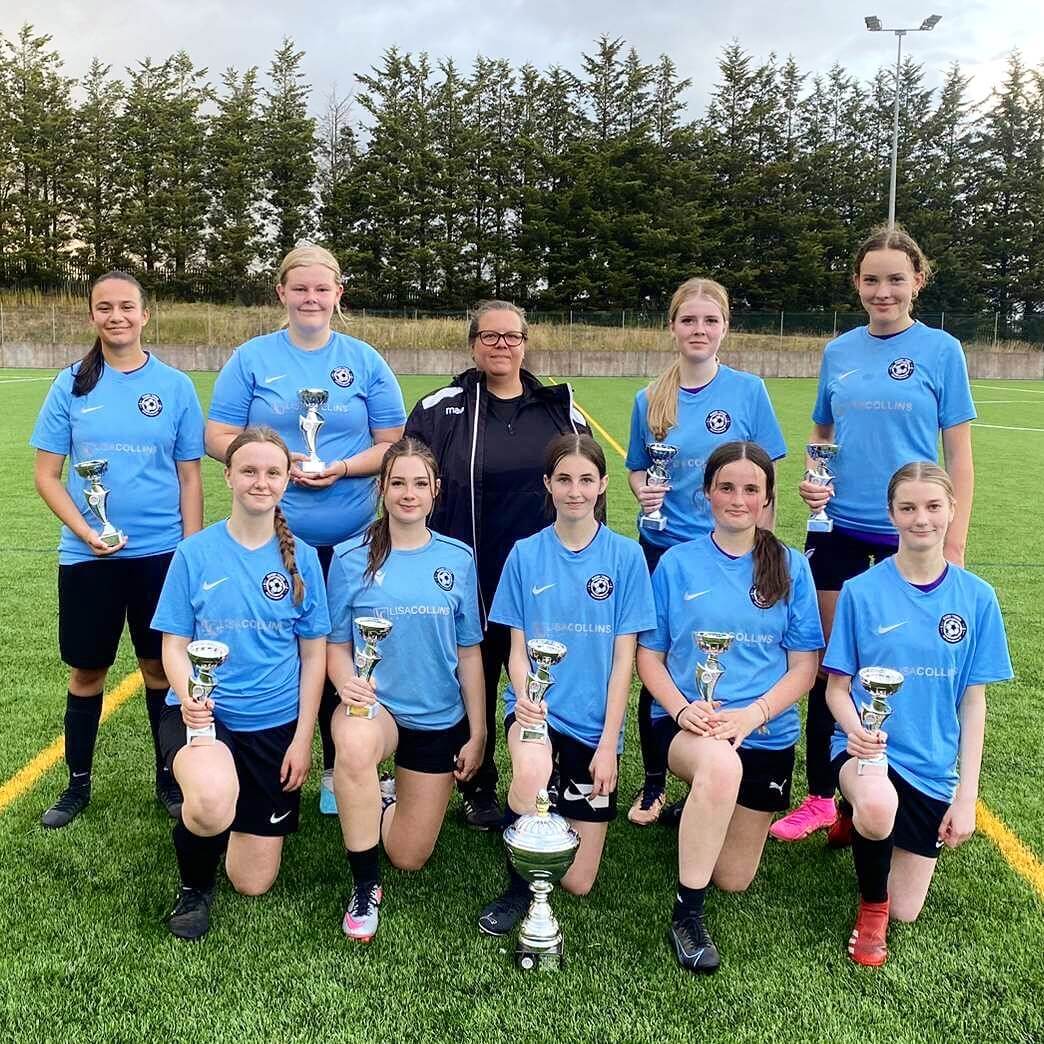 League Runners Up Rugby Town Girls U16 - Season 2022/23